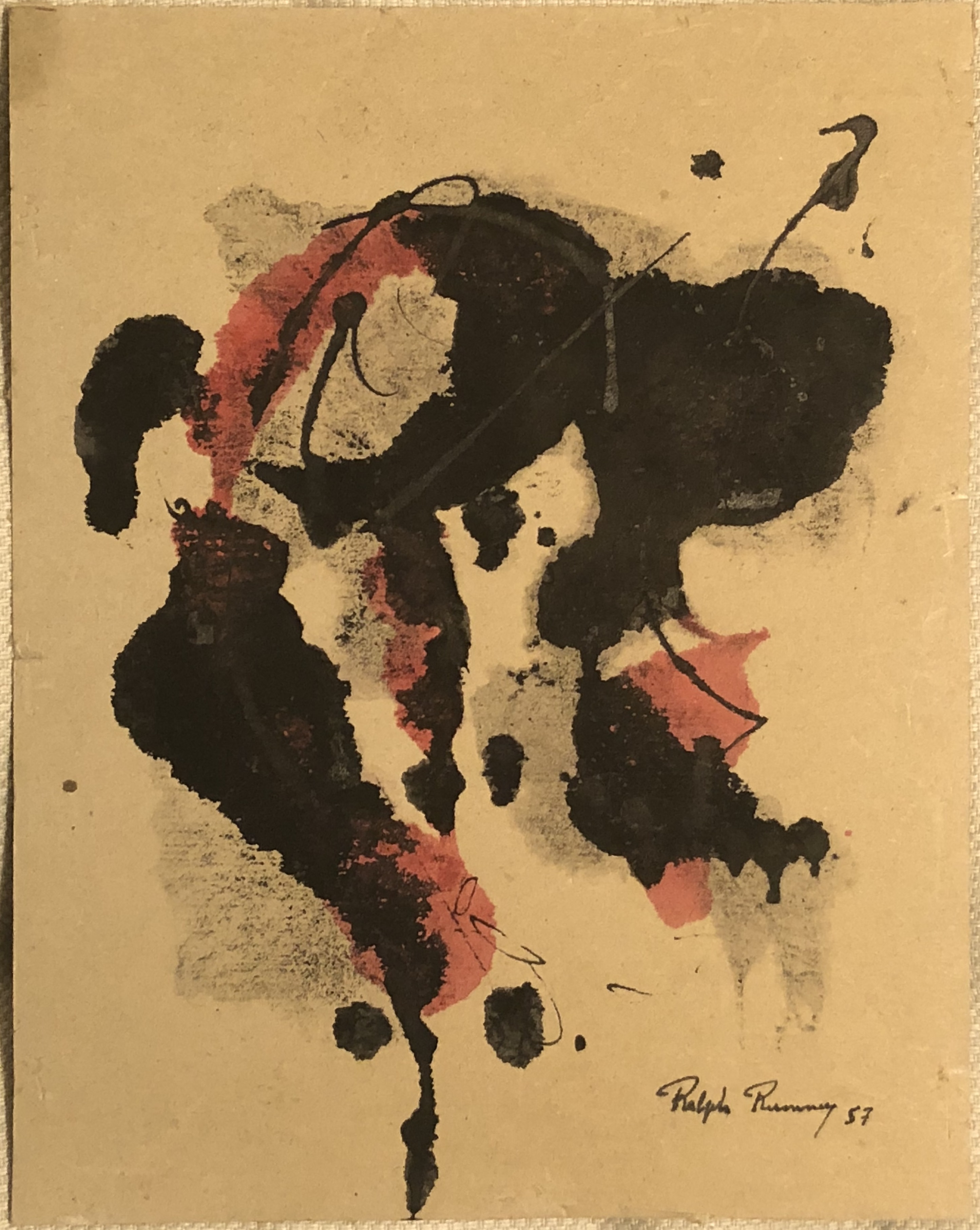 Original drawing by Ralph Rumney [1957] | Situationniste Blog